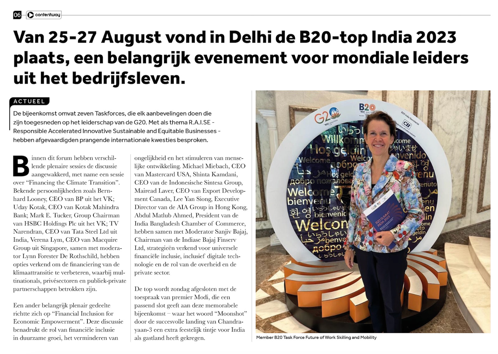 B20 Summit summarized for FD - ACG International